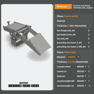 Unfold and flatten 3D models to 2D parts - Tempus Tools